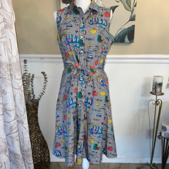 Chloe+Rene | Dresses | 5s Style Greetings From Cuba Sleeveless Button ...